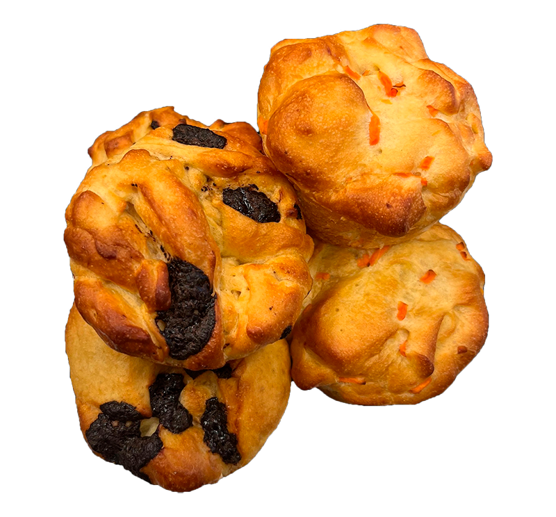 Store hakkede boller | tarpbageri.dk